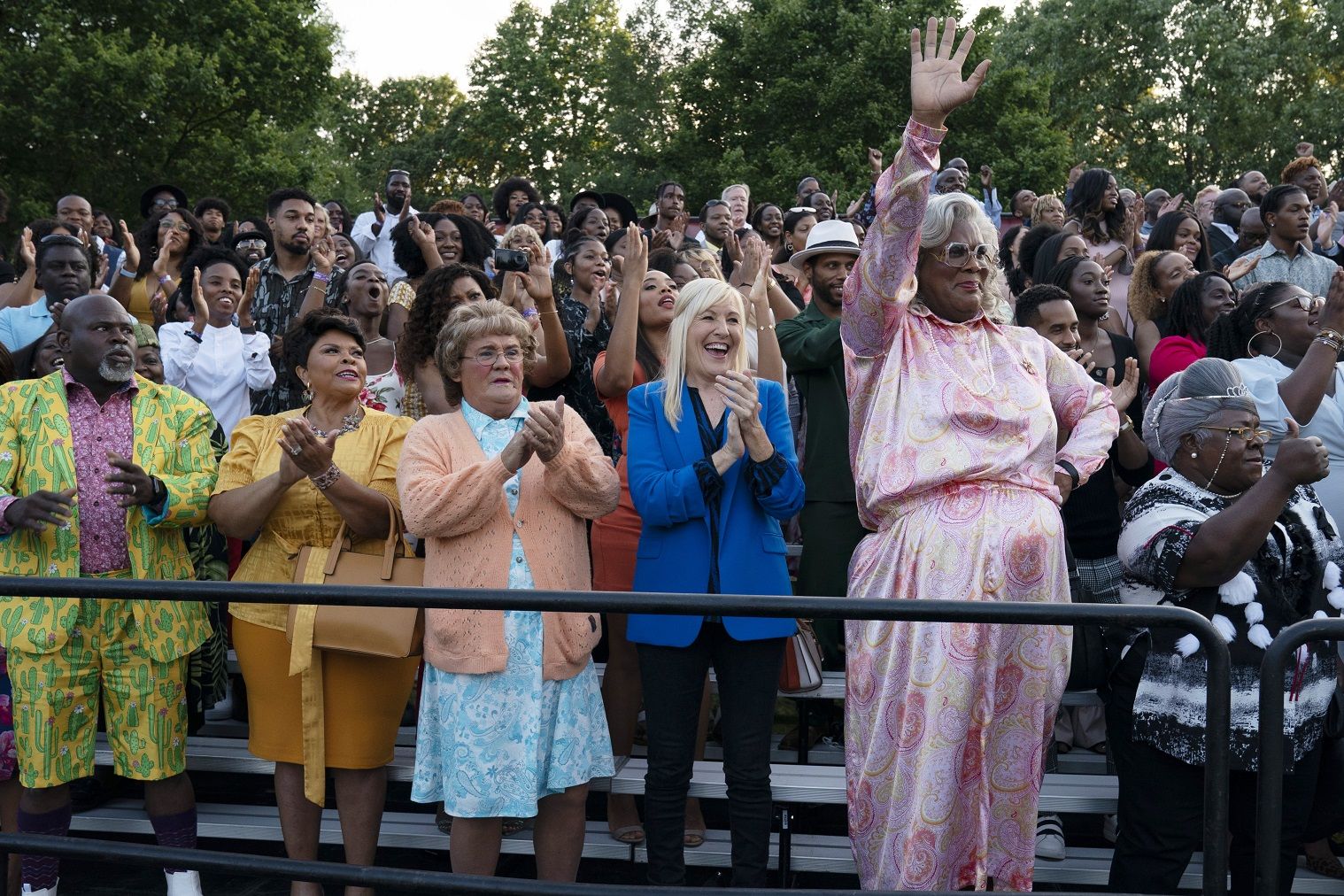 A Madea Homecoming First Look Photos Put Tyler Perry Back in the Floral ...