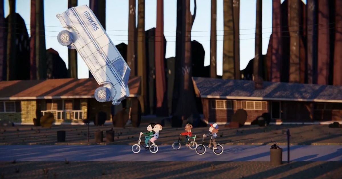 Stranger Things Gets Iconic Scene Reimagined as Cartoon