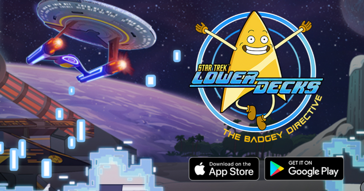 Badgey Returns in Mobile Game Star Trek: Lower Decks: The Badgey Directive