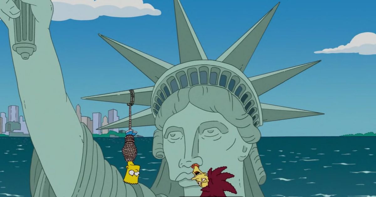 The Statue of Liberty in TV and Movies