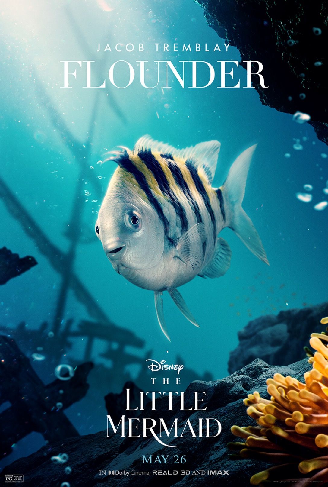 The Little Mermaid Shark Attack Tease and Character Posters Announce ...