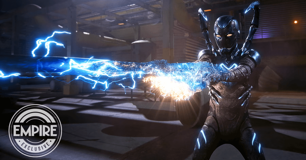 Blue Beetle Star Sports the ‘Coolest CGI Suit in Action’ in Latest ...