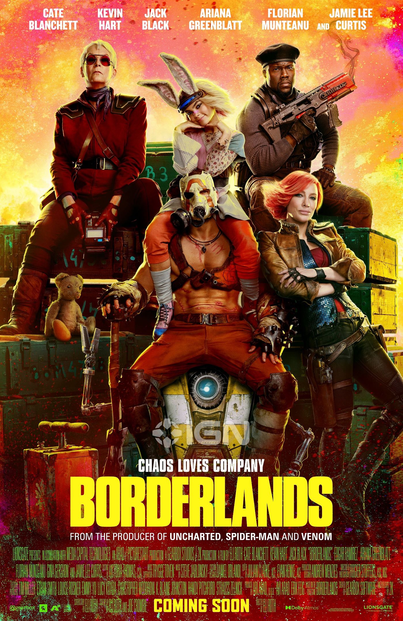 Borderlands First Colorful Trailer Reveals Cate Blanchett, Jack Black and Jamie Lee Curtis