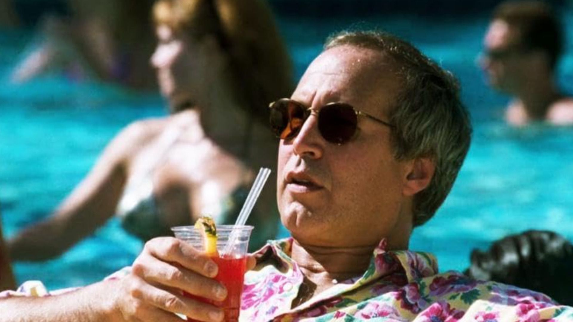 Chevy Chase Vacation Pool Scene