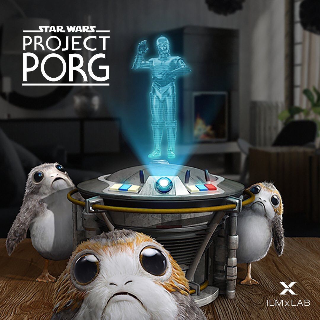 Project Porg Lets You Raise Porgs in New Star Wars AR Experience