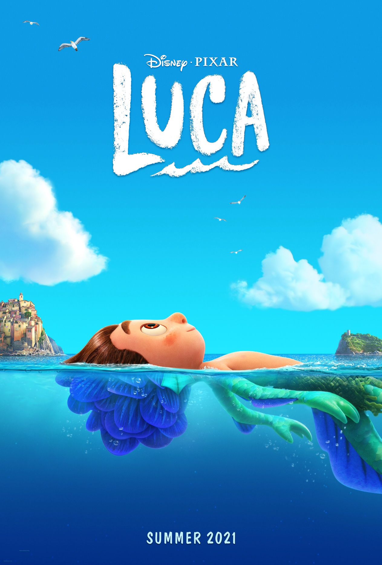 Pixar's Luca Trailer Introduces Two Teenage Sea Monsters from Another World
