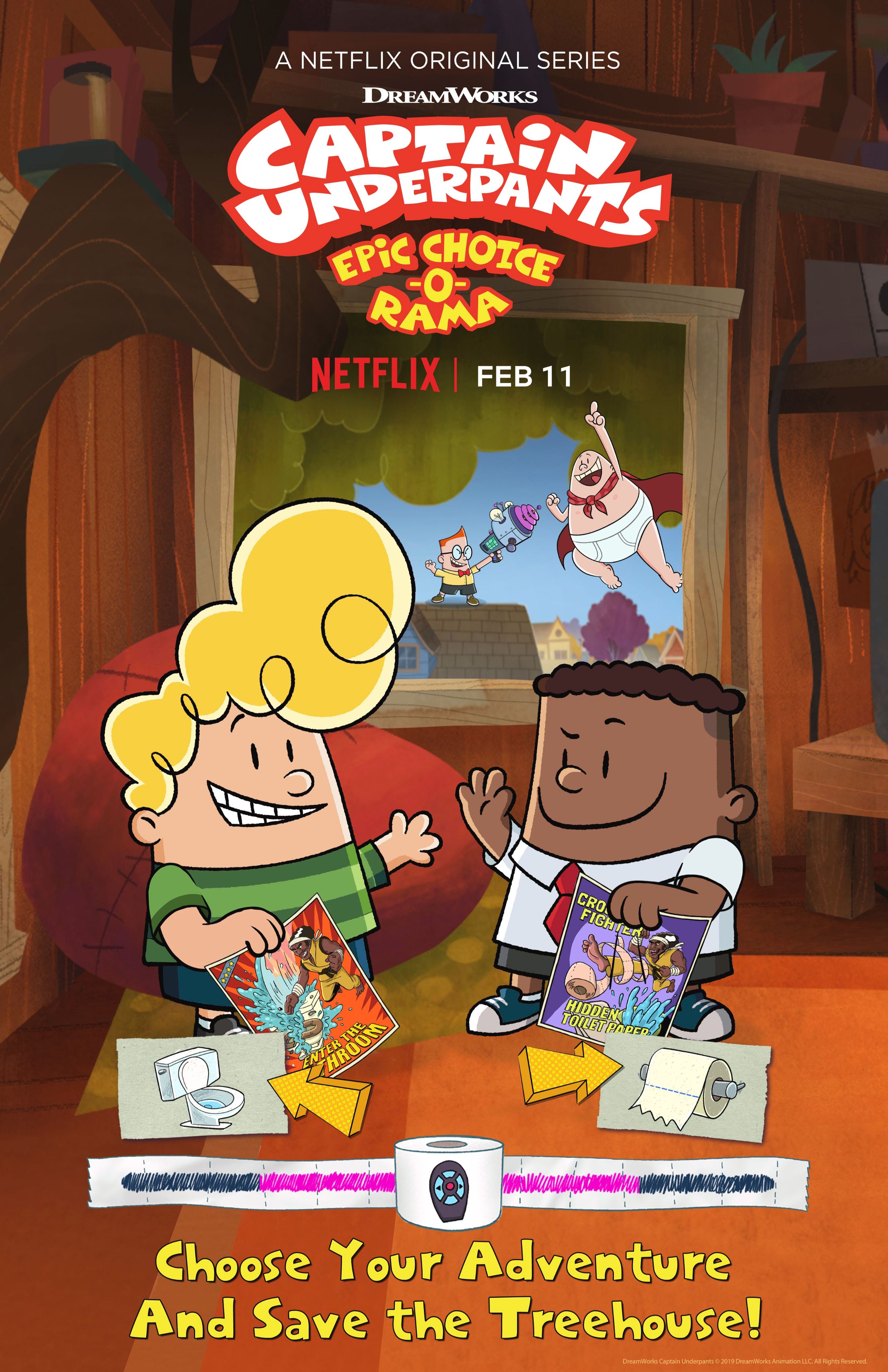 Captain Underpants Epic Choice-O-Rama Trailer Shows Off Netflix's ...