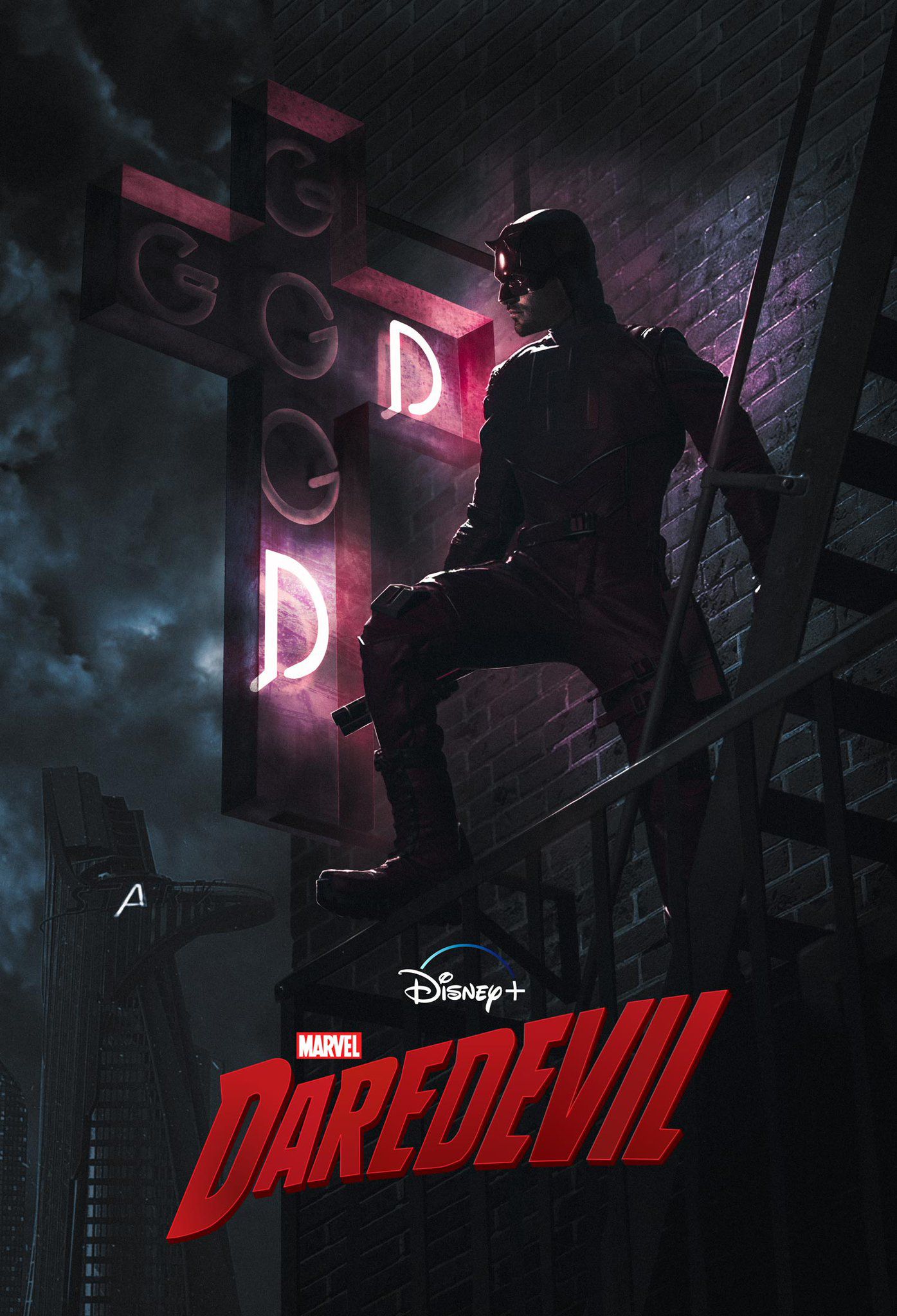 Matt Murdock Joins the MCU in Daredevil Season 4 Fan-Made Disney+ Poster