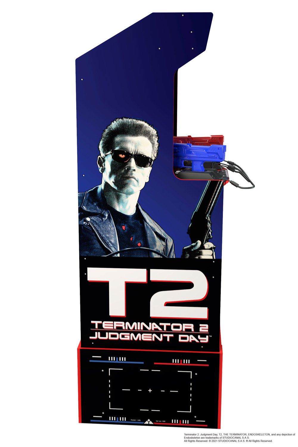 Arcade1Up Unveils Terminator 2 Arcade Machine with Duel Light Guns