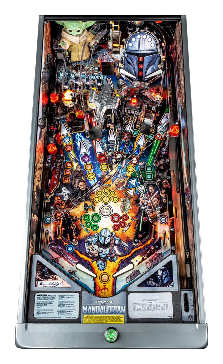 The Mandalorian Pinball Machine with Force-Wielding Baby Yoda Unveiled ...