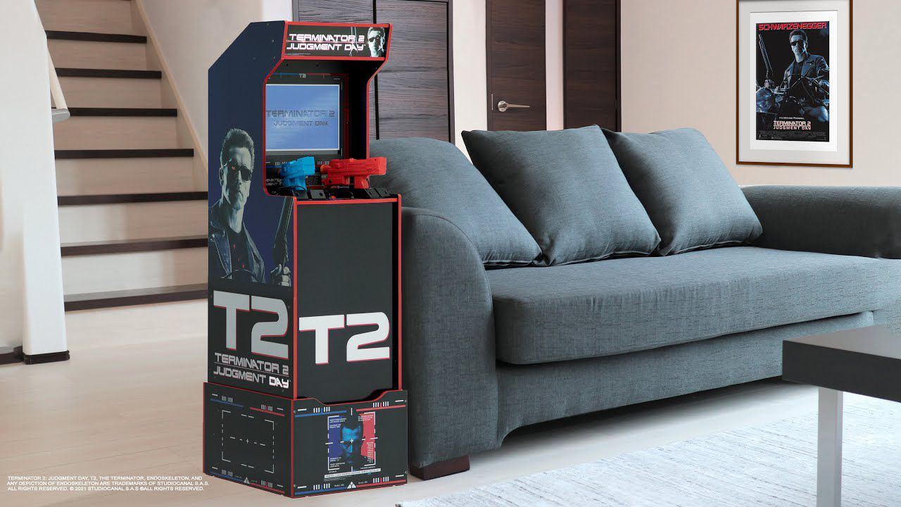 Arcade1Up Unveils Terminator 2 Arcade Machine with Duel Light Guns