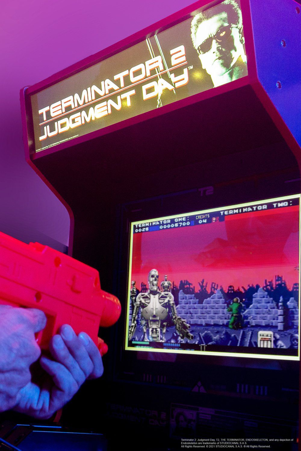 Arcade1Up Unveils Terminator 2 Arcade Machine with Duel Light Guns