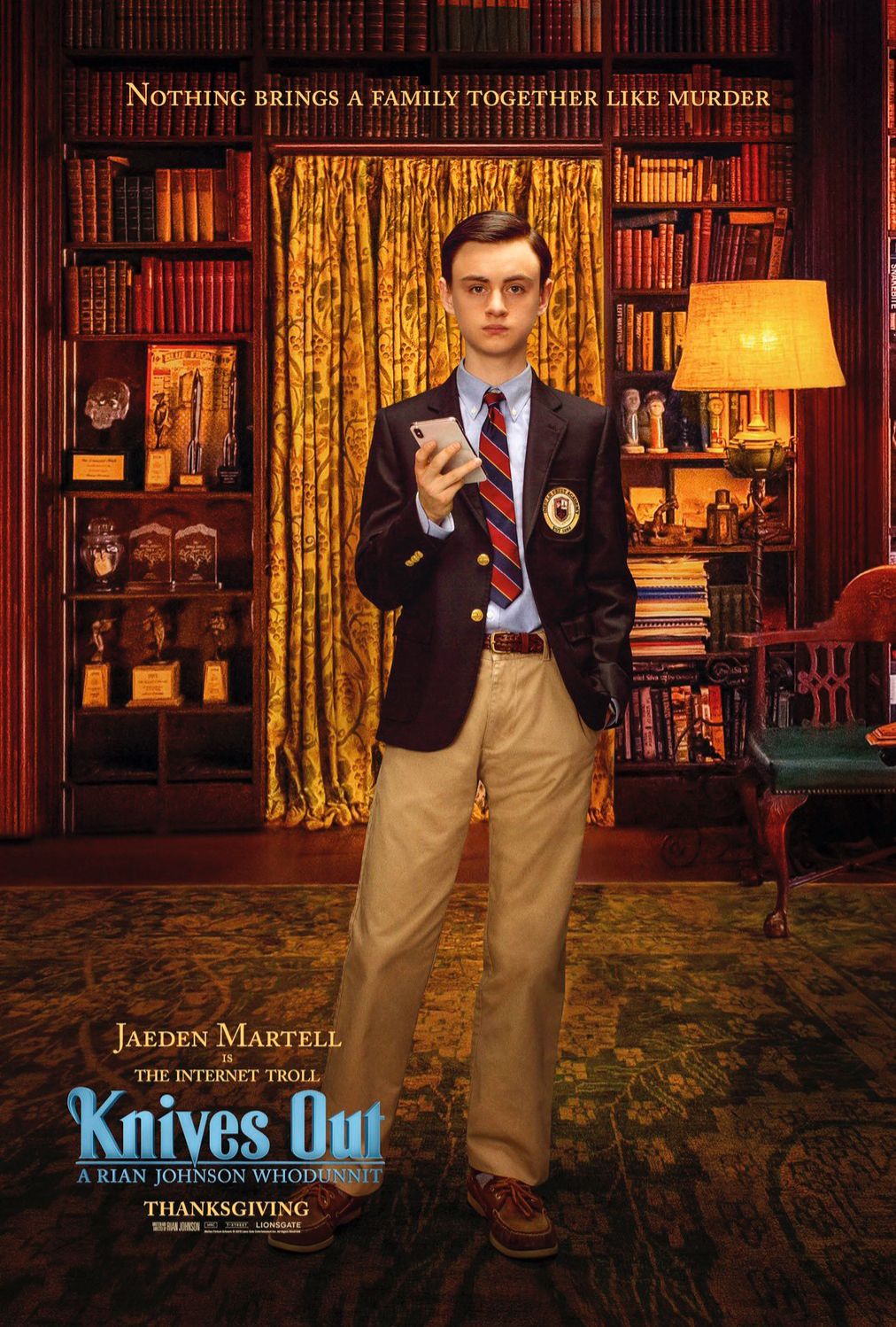 Knives Out Character Posters Unite the Family Behind Rian Johnson's ...