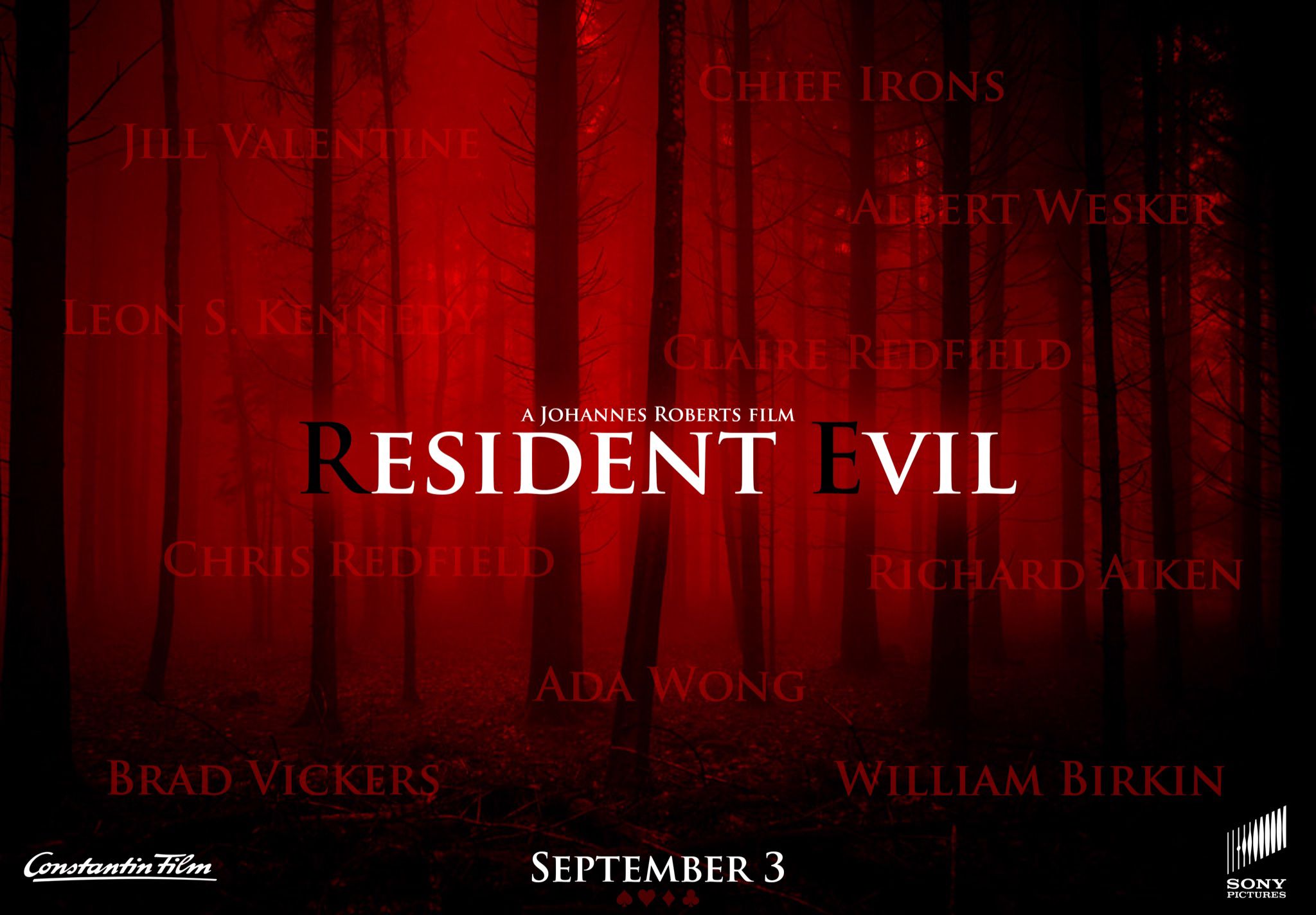 First Resident Evil Reboot Poster Announces Full Character Lineup