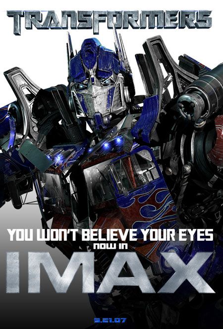 Transformers IMAX Re-release Movie Poster