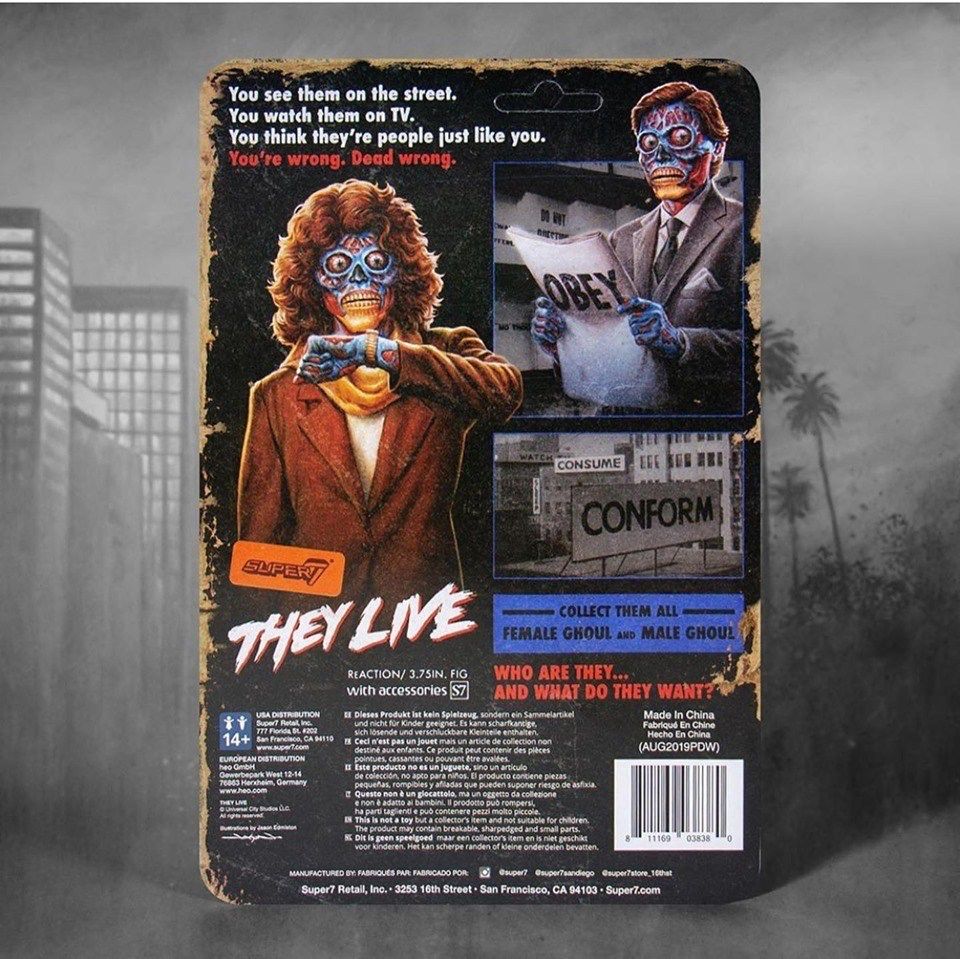 Obey: John Carpenter's They Live Gets Retro-Style Action Figures from ...