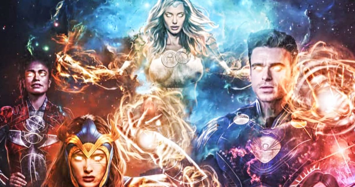 Leaked Eternals Art Reveals Full MCU Superhero Team in Costume