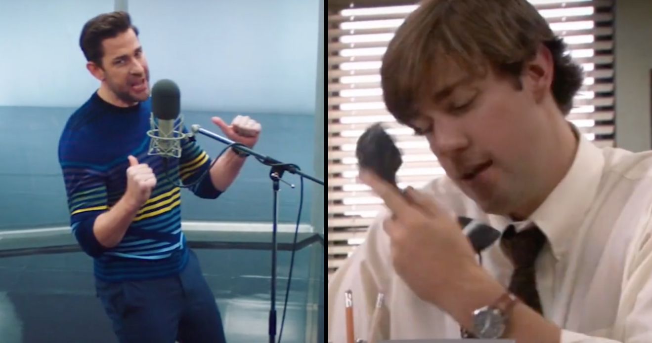 John Krasinski Sings The Office Theme Song with Long-Lost Lyrics for ...