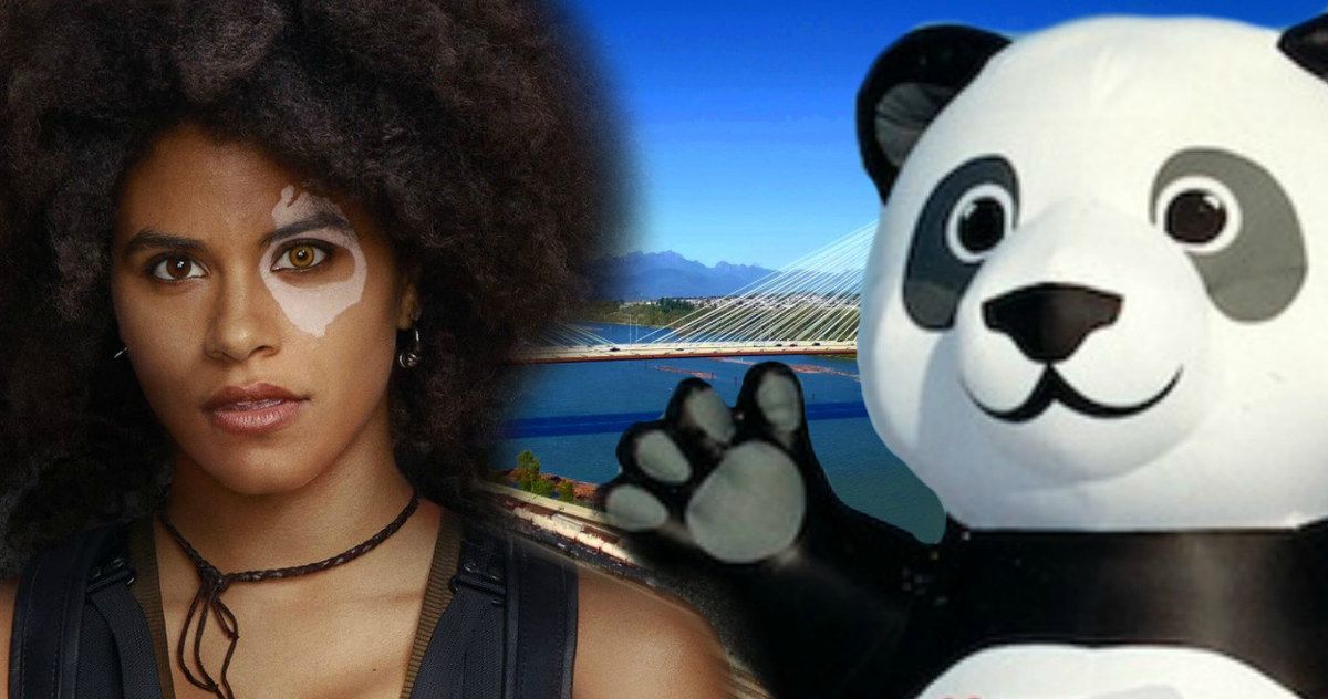 Domino Vs. Giant Inflatable Panda in Latest Deadpool 2 Video
