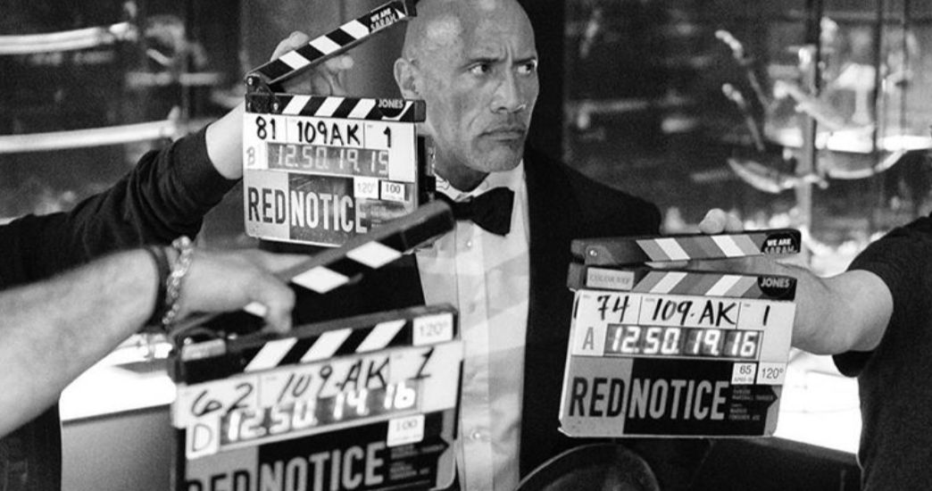 First Look at The Rock in Netflix's Red Notice