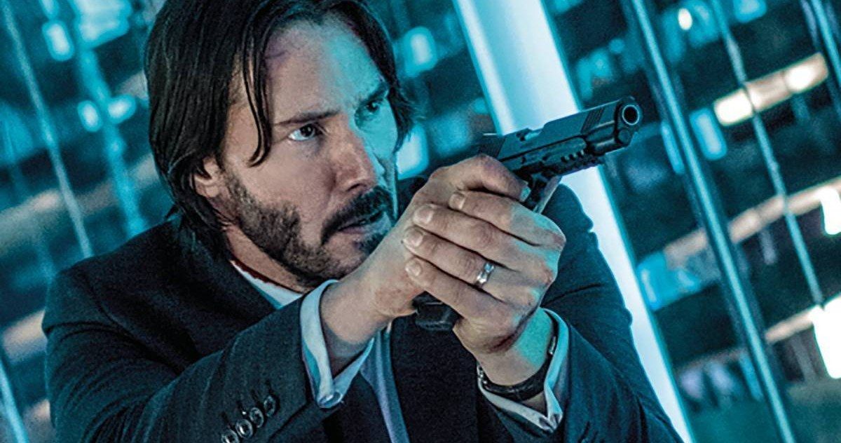Watch Keanu Reeves Pull Off a Crazy Horseback Stunt in John Wick 3