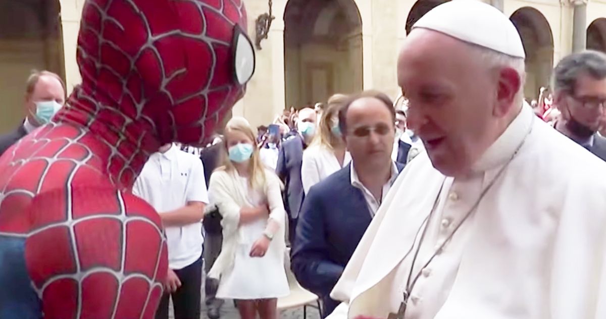 Spider-Man Meets the Pope in Unlikely Vatican Appearance
