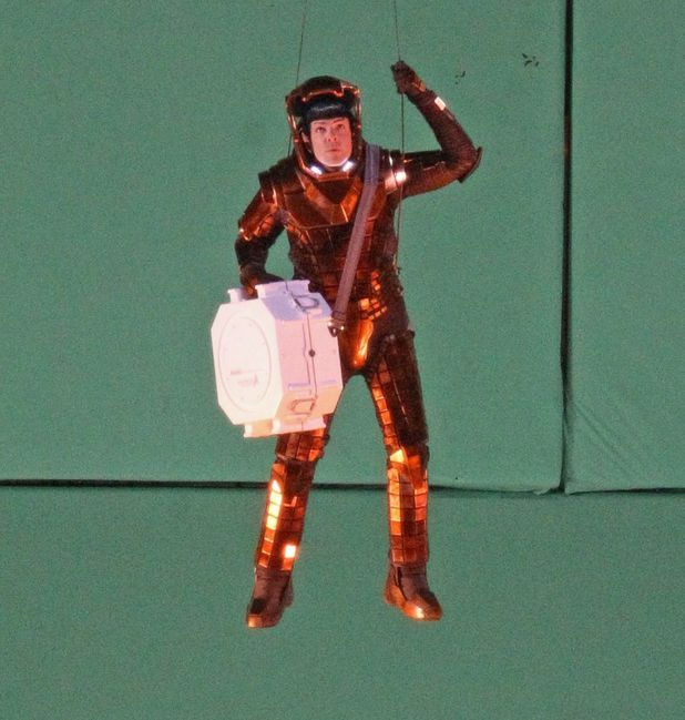 More Star Trek 2 Set Photos with Zachary Quinto in Volcano Suit