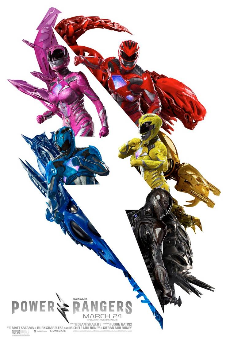 Red Ranger Goes Unmasked in Power Rangers Character Posters