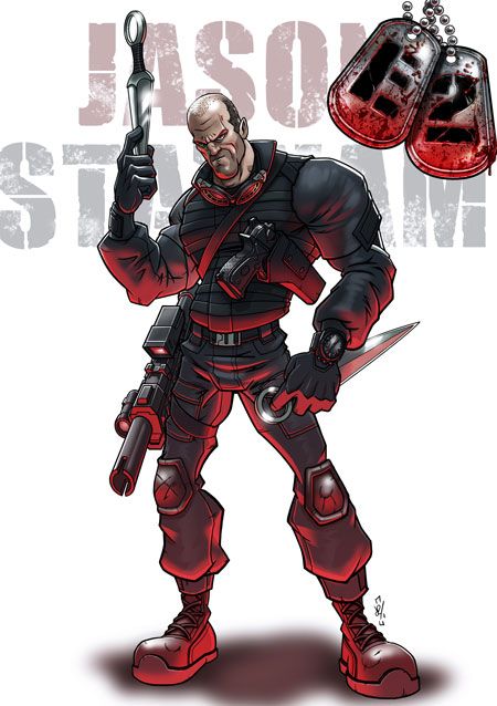 The Expendables 2 Cartoon Style Promo Art