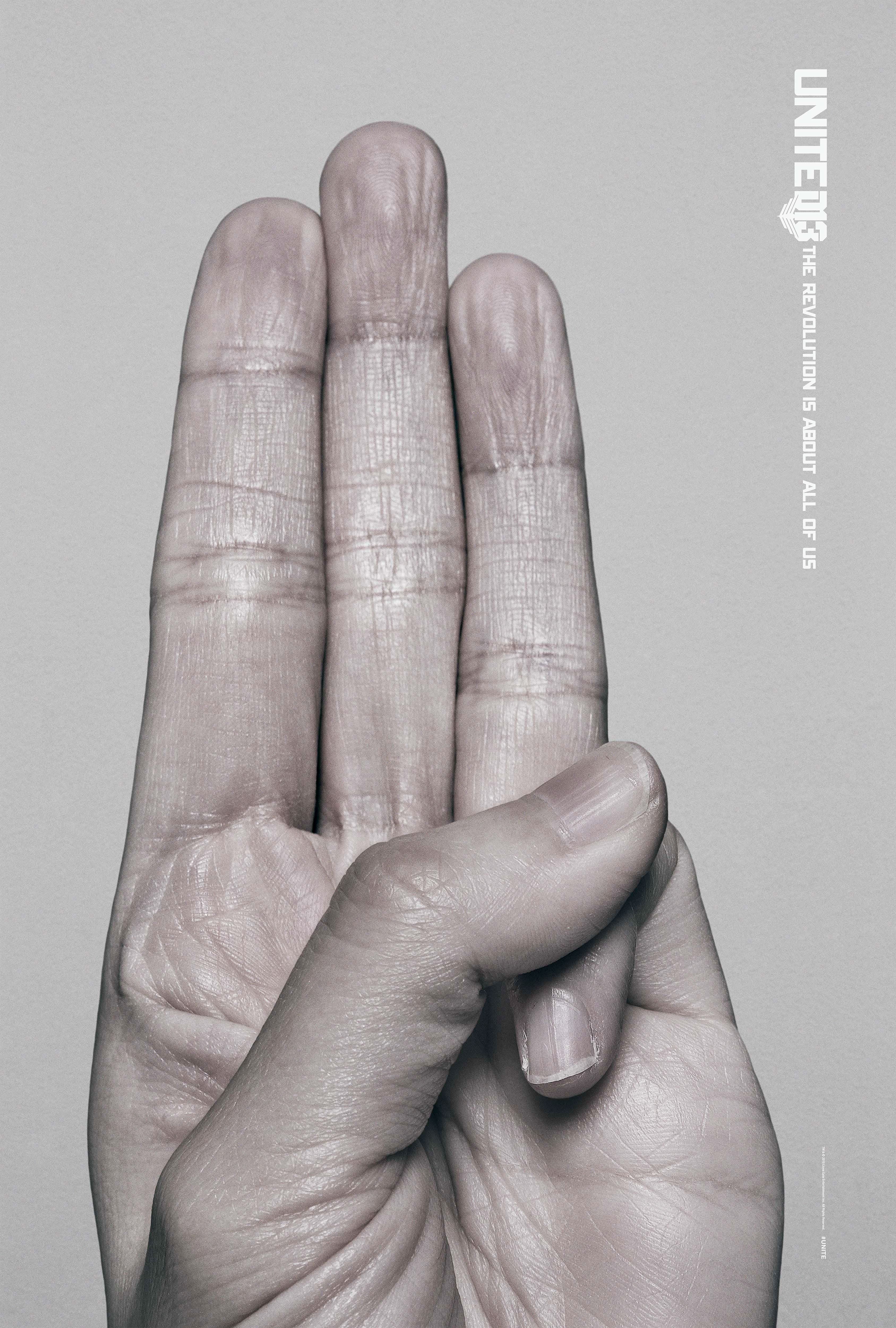 Mockingjay Part 2 Posters Unite the World with 3 Finger Salute