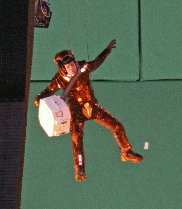 More Star Trek 2 Set Photos with Zachary Quinto in Volcano Suit