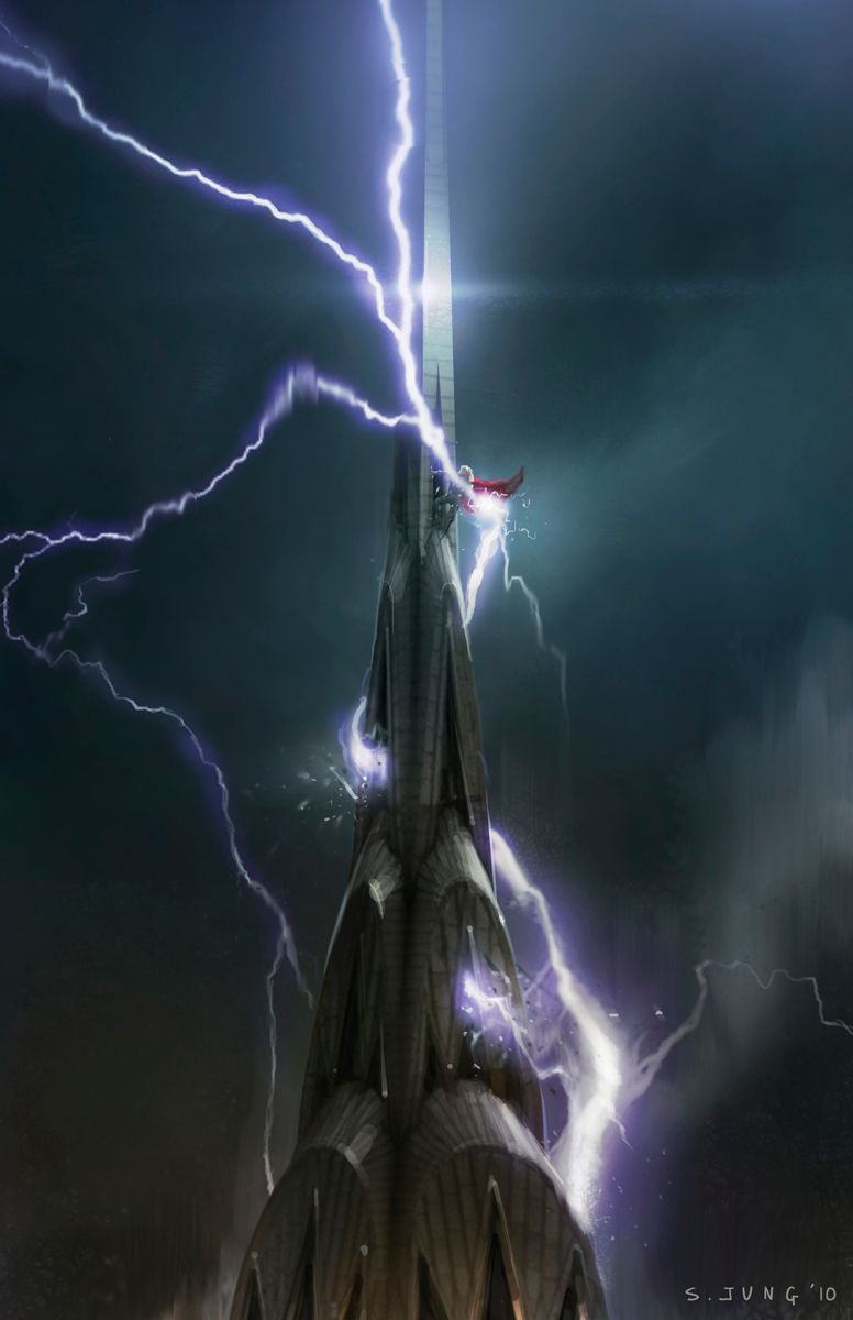 Marvel's The Avengers Thor Opera Deleted Scene Concept Art