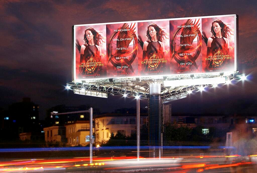 New The Hunger Games: Catching Fire Billboard Art
