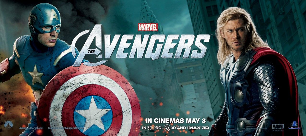 Three Marvel's The Avengers Character Team-Up Banners