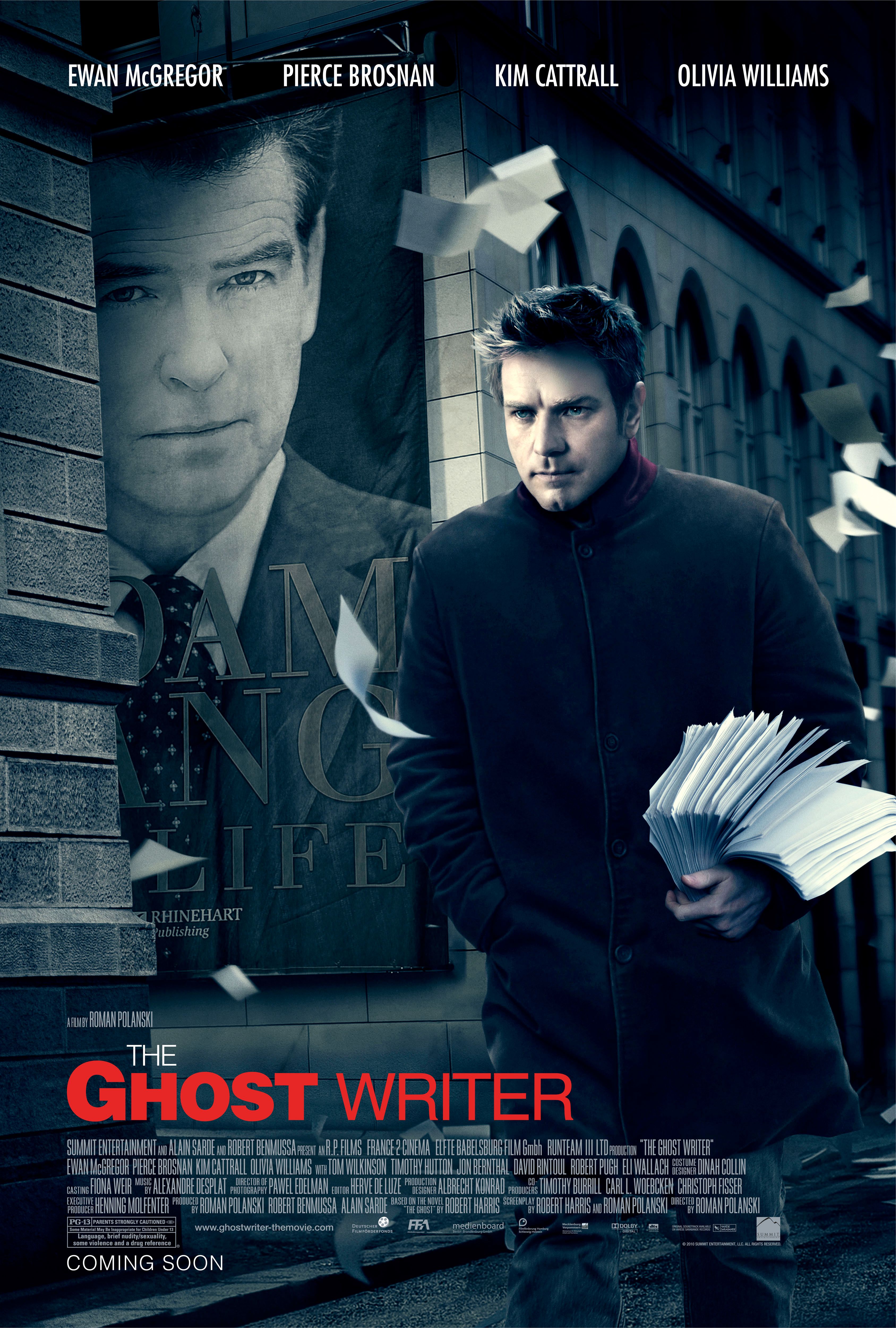 The Offical Poster for Roman Planski's The Ghost Writer