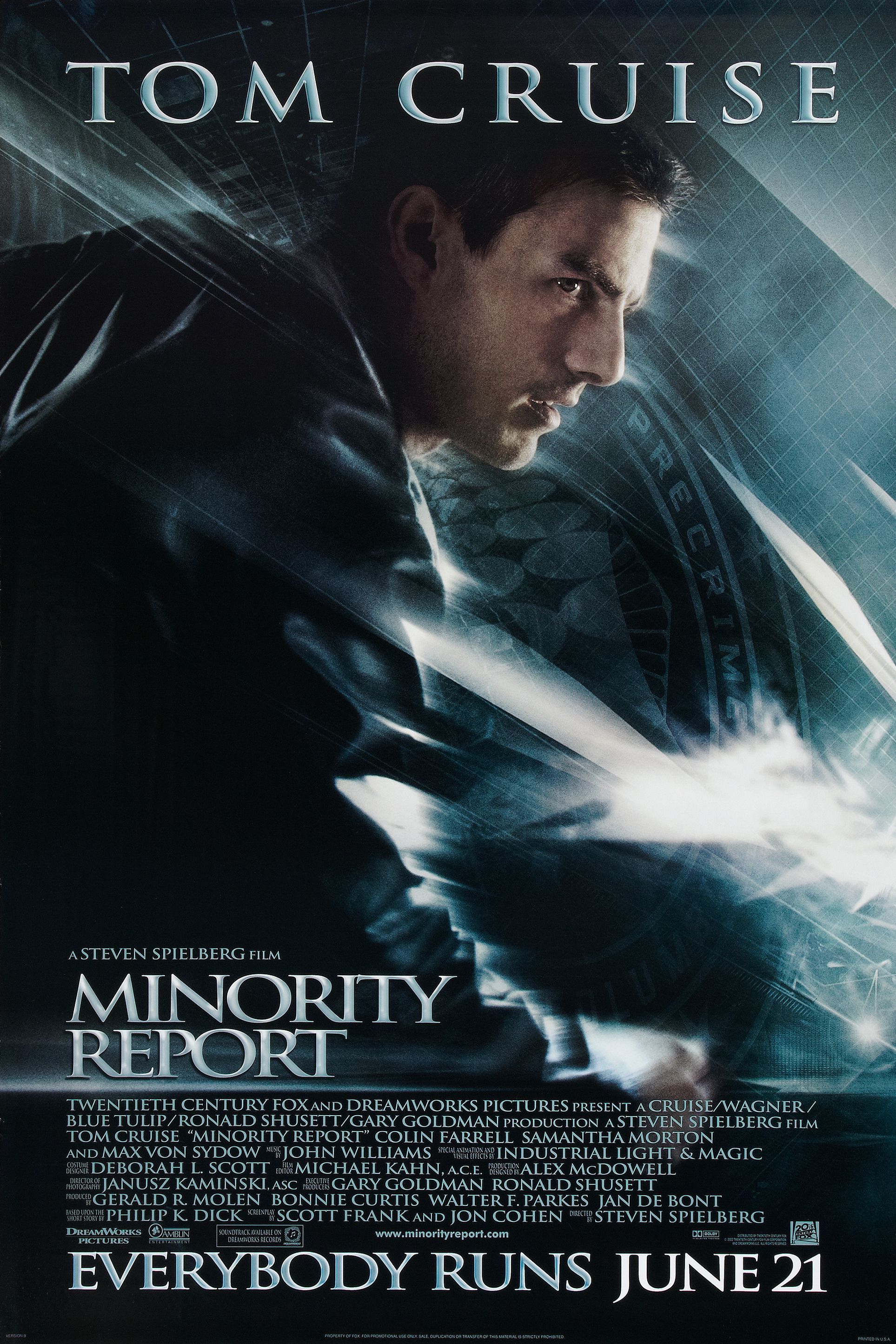 Tom Cruise's Dystopian Thriller Noir 'Minority Report' Arrives on Streaming