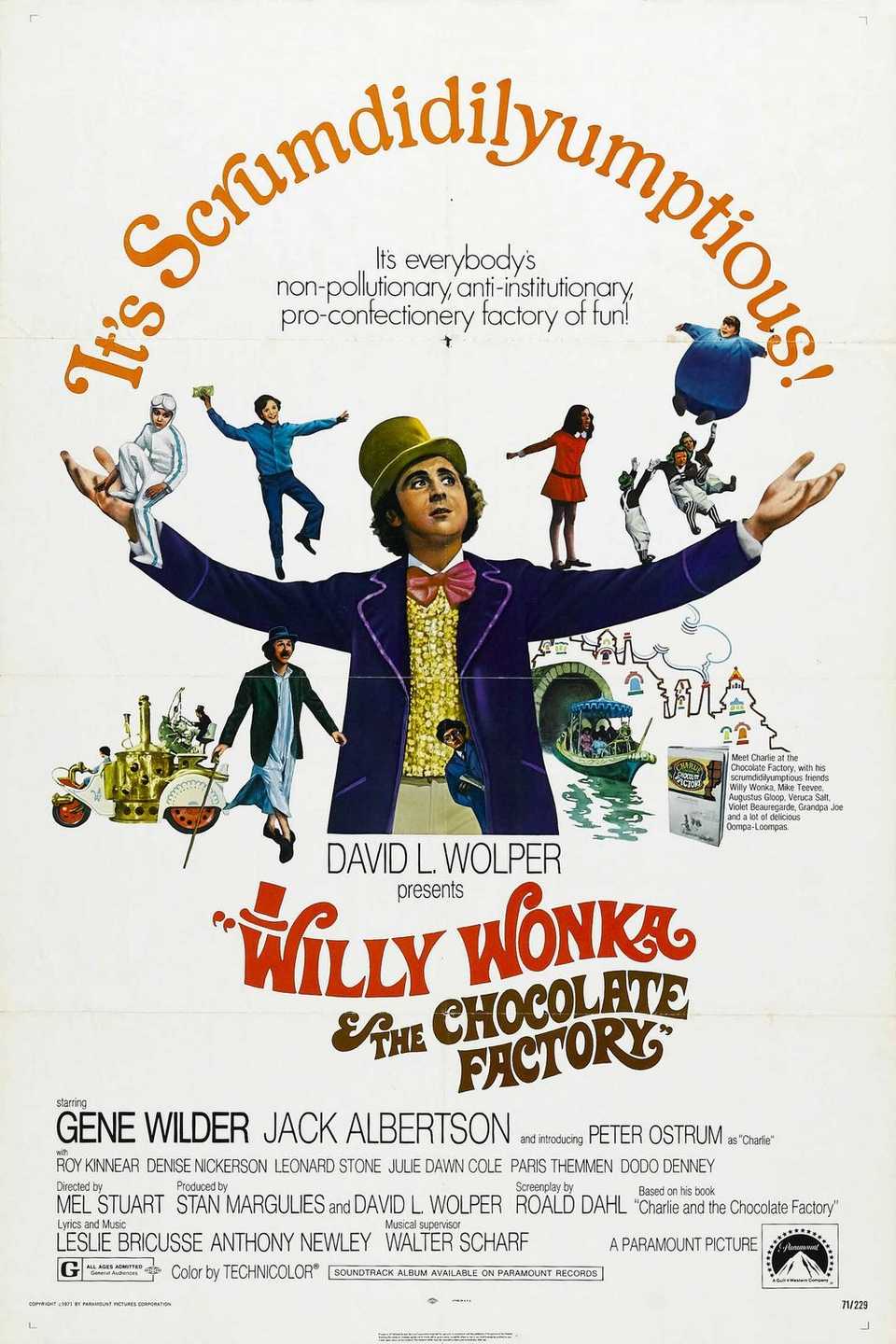 Willy Wonka & the Chocolate Factory Is Finally Streaming for Free on Tubi