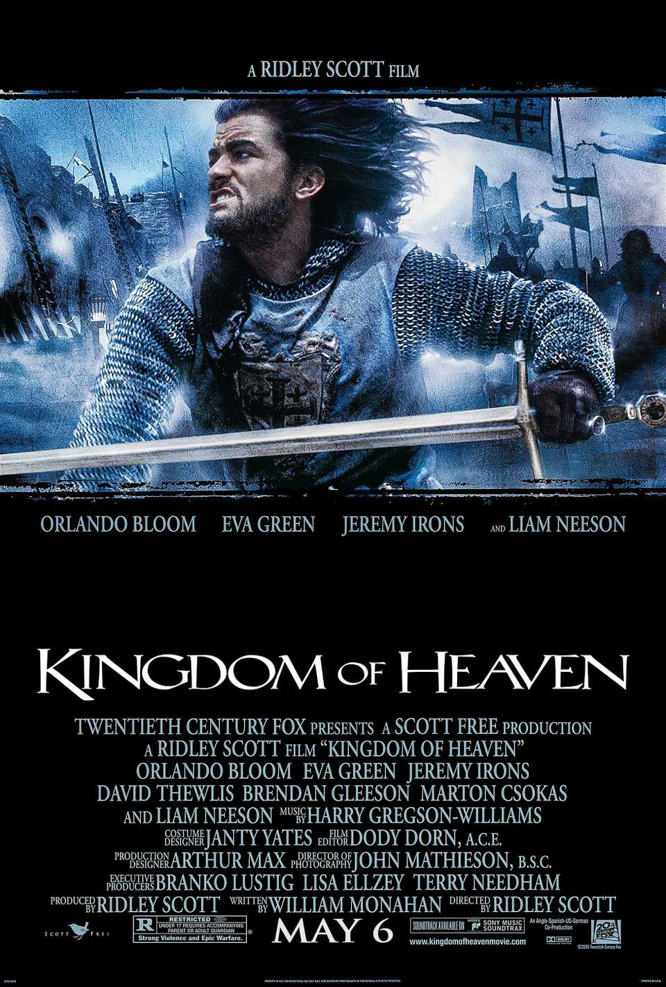 Ridley Scott's 'Kingdom of Heaven' Now Available To Stream on Hulu