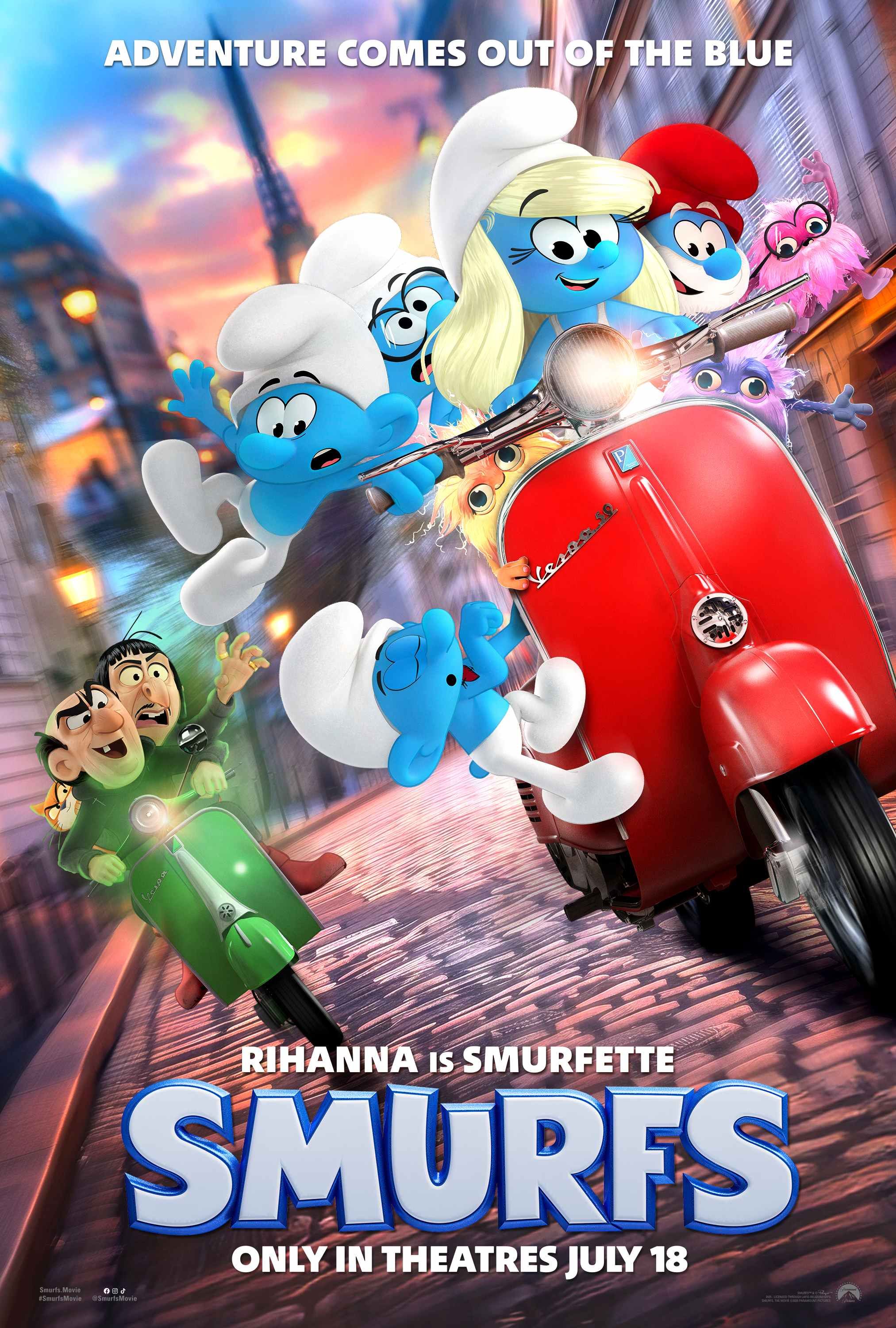'Smurfs' Review: Rihanna Leads a Wild and Groovy Trip